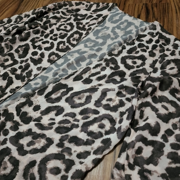 Tops | Black Cream Cheetah Print Kimino W Design Misprint But Its ...